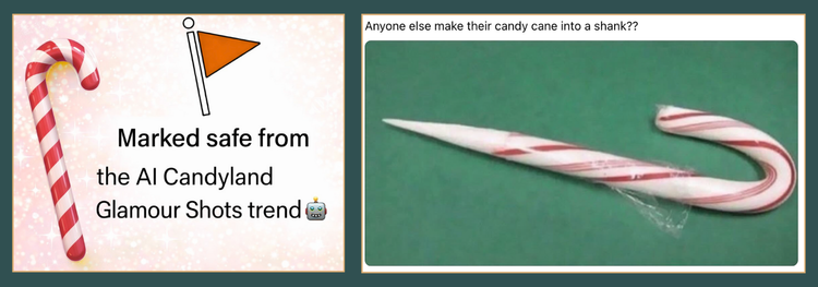 The AI candy cane trend and the cost of looking ‘better’ — Beth Farris