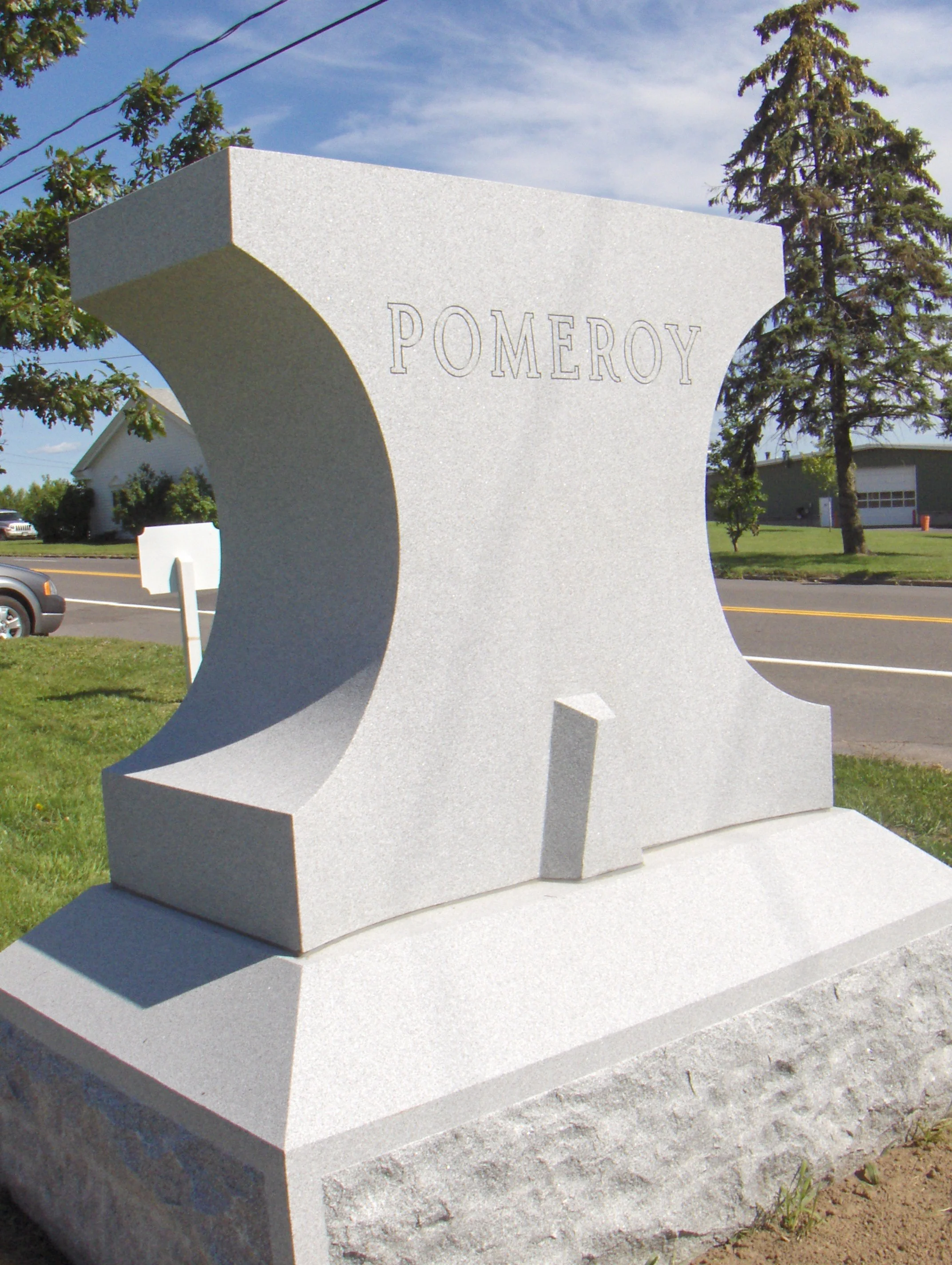 Westhampton, MA — Pomeroy Anvil Monument