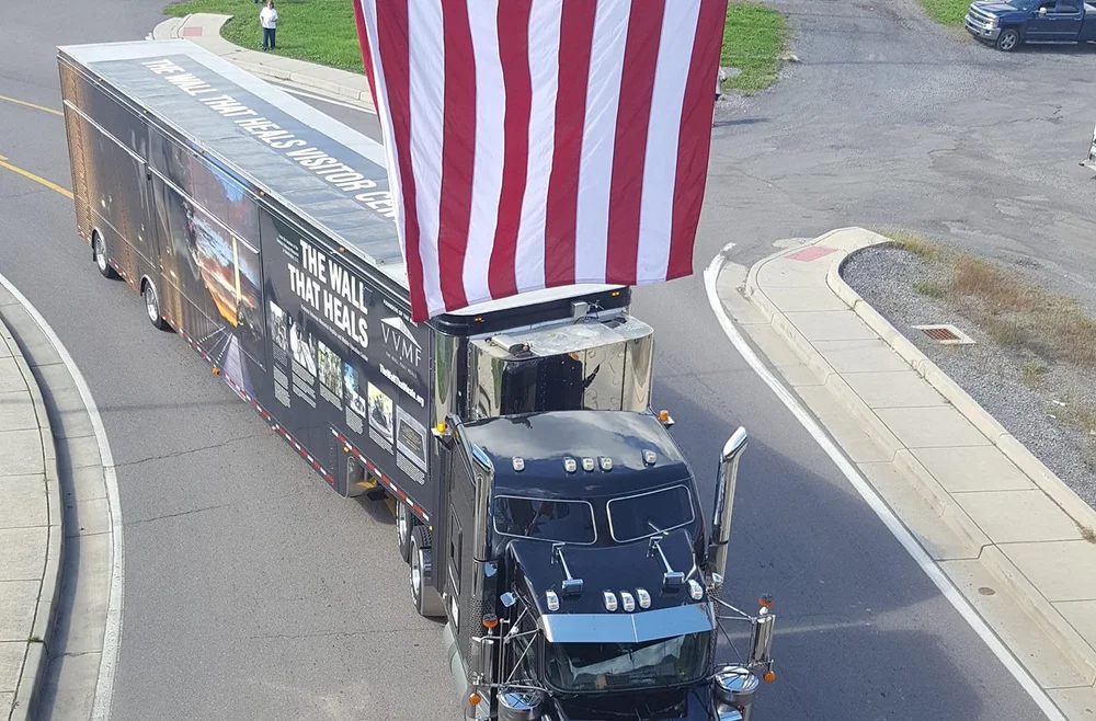 Escort — The Wall That Heals, Woodland Hills, JWV Post 603
