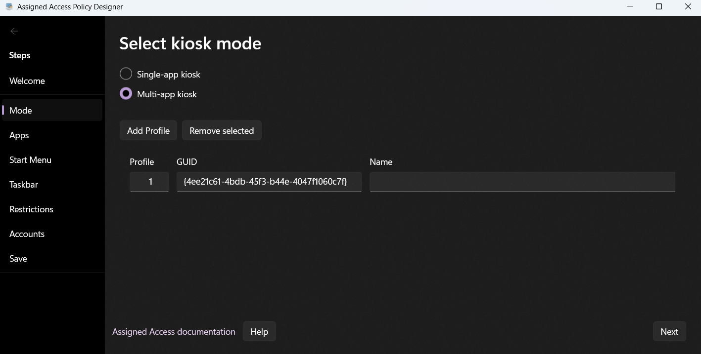 Assigned Access Designer — The Mostly Compliant Endpoint