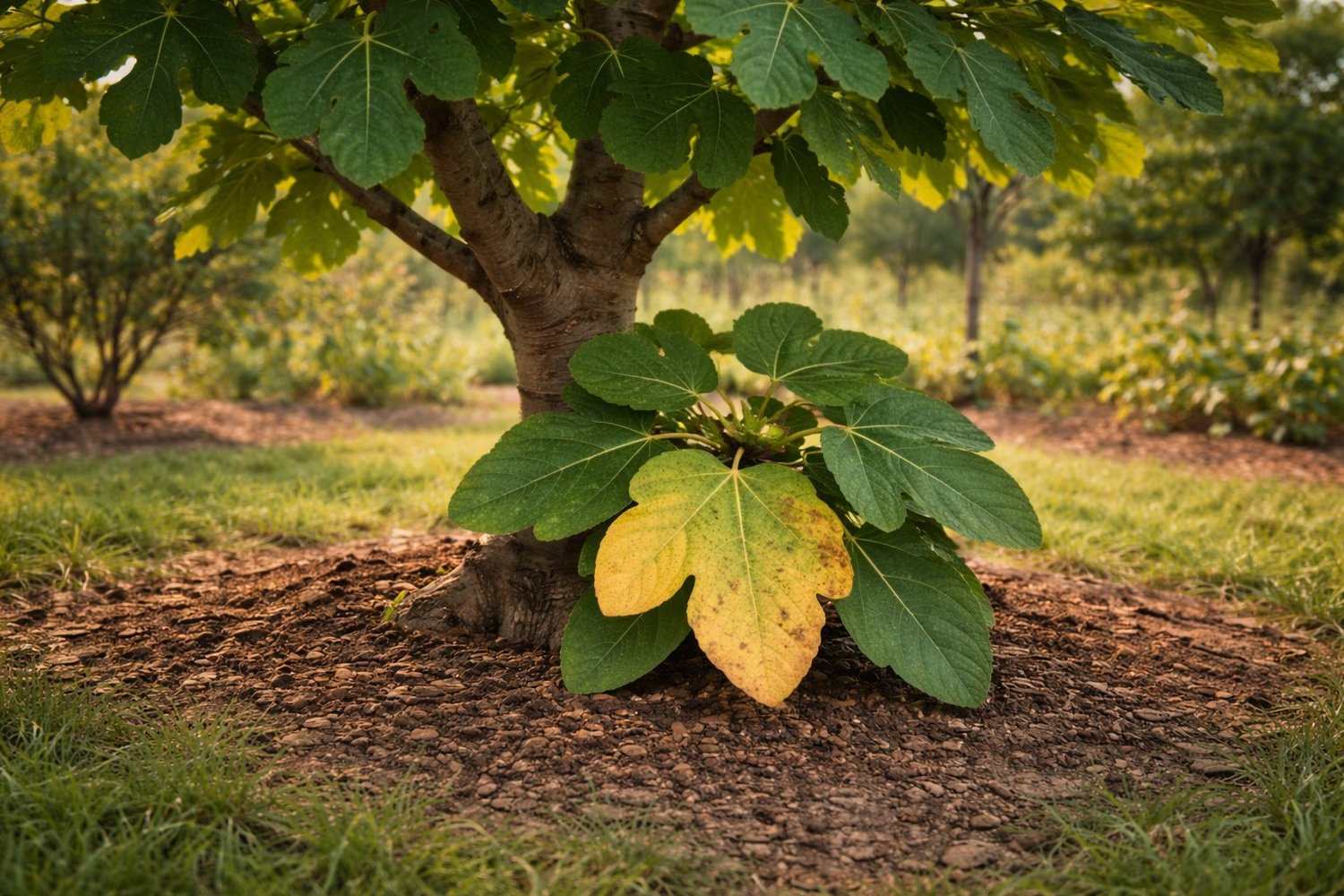 Yellow Leaves on Fig Trees: Nutrient Problem or Water Issue? — Giles ...