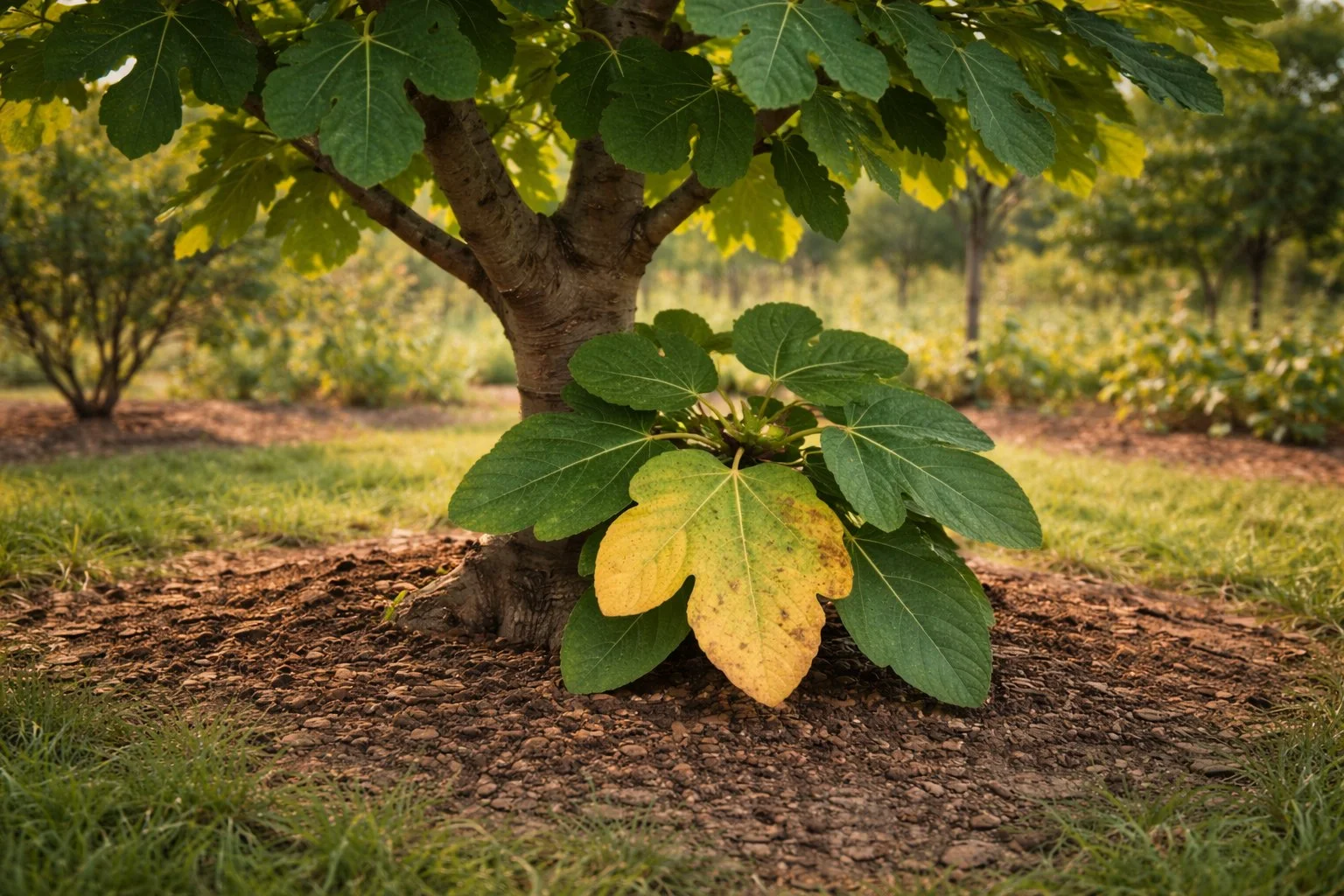 Yellow Leaves on Fig Trees: Nutrient Problem or Water Issue? — Giles ...