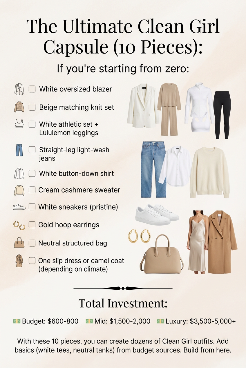What is Clean Girl Aesthetic: Complete Guide to Style, Beauty & Budget ...