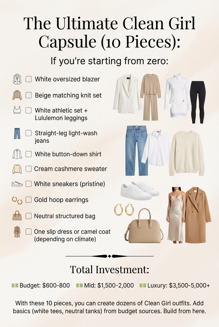 What is Clean Girl Aesthetic: Complete Guide to Style, Beauty & Budget ...