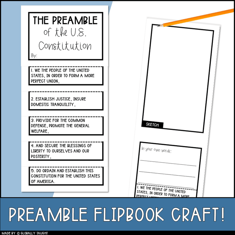 Purposes of the Preamble: Simple Explanation for Students — Globally Taught