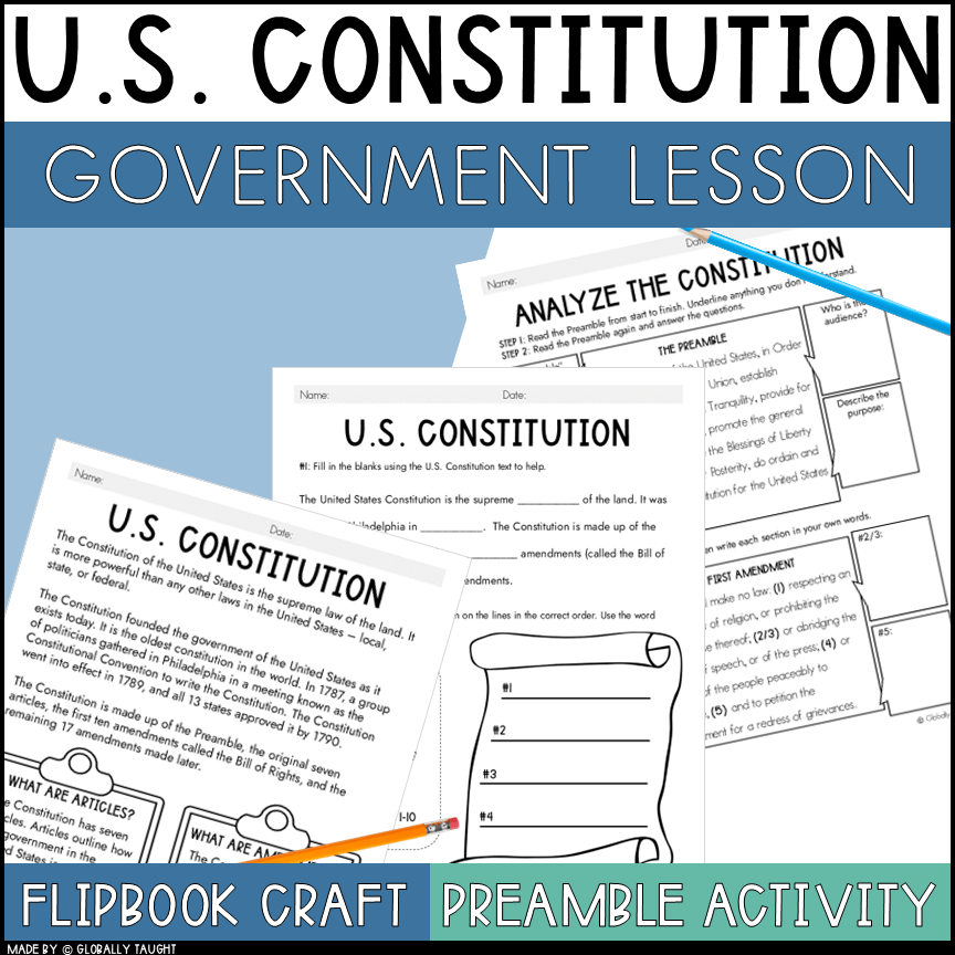 Purposes of the Preamble: Simple Explanation for Students — Globally Taught