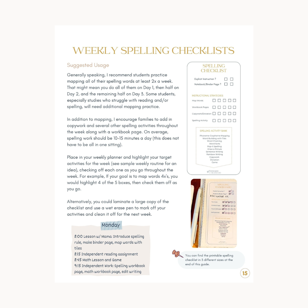 Spelling Guide | Enhance Spelling Skills — Get Started Today — Homespun ...