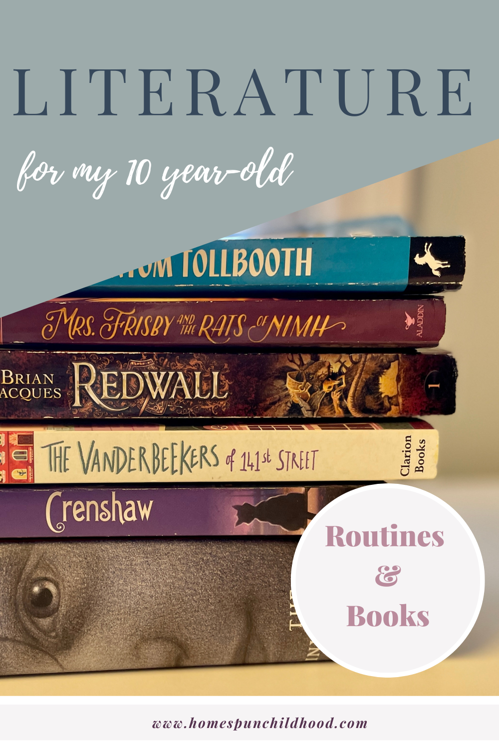 Literature With My 10-Year-Old — Homespun Childhood 2025