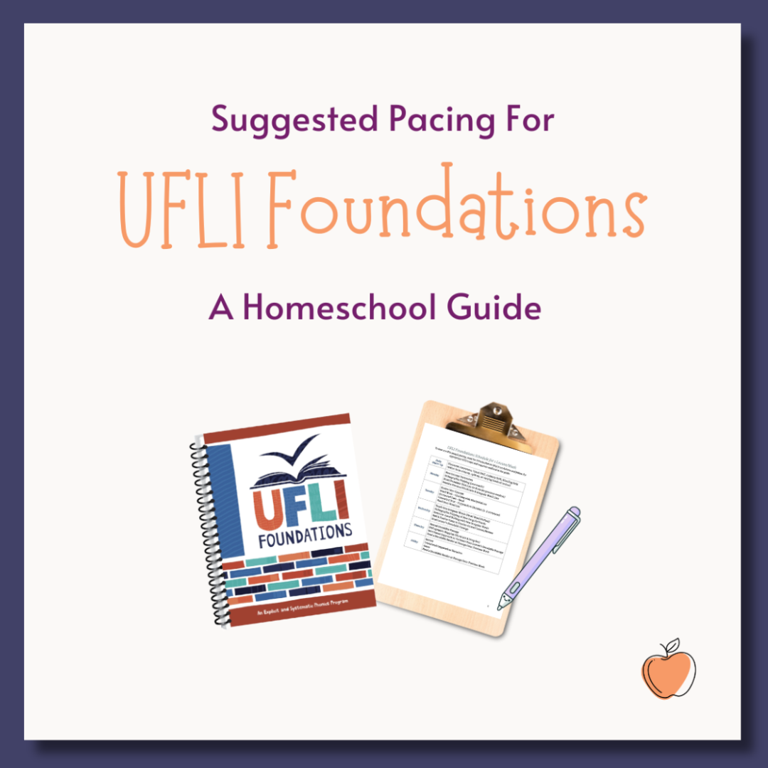 UFLI Foundations: A Review — Homespun Childhood