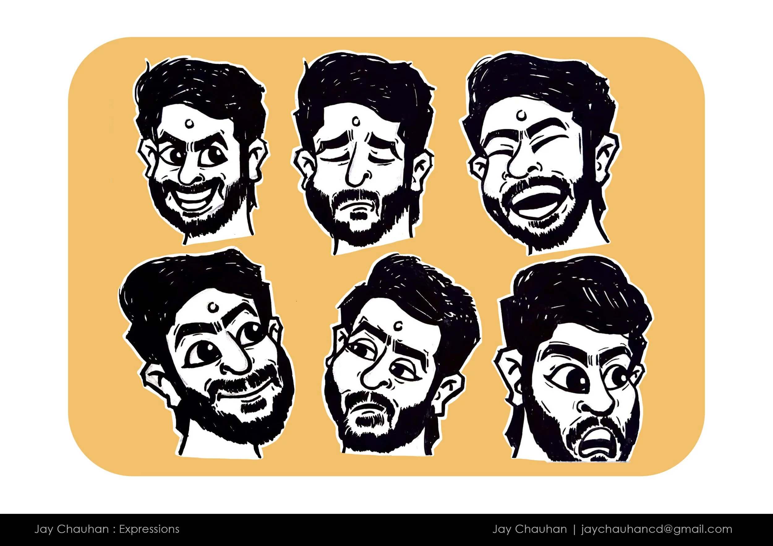 CD 8. Jay Chauhan Character Study | Discover character design insights ...