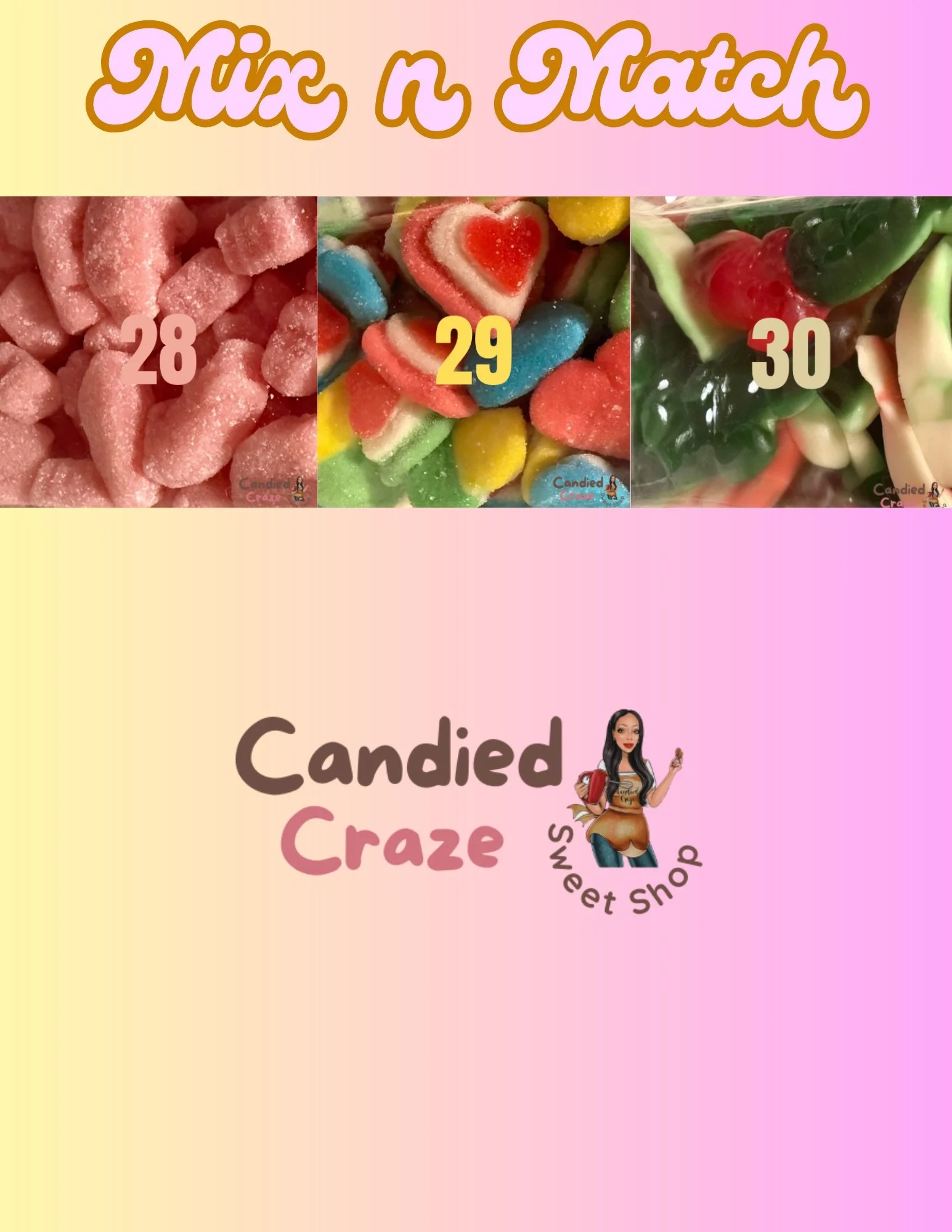 Mix & Match Candy Craze — Candied Craze