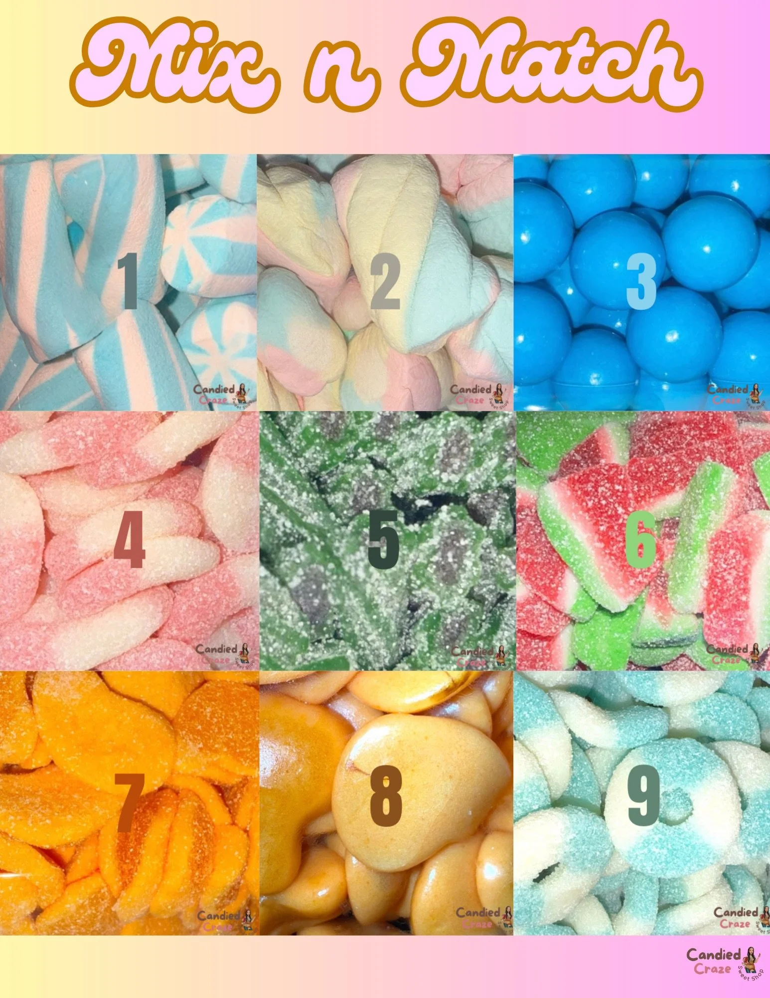 Mix & Match Candy Craze — Candied Craze