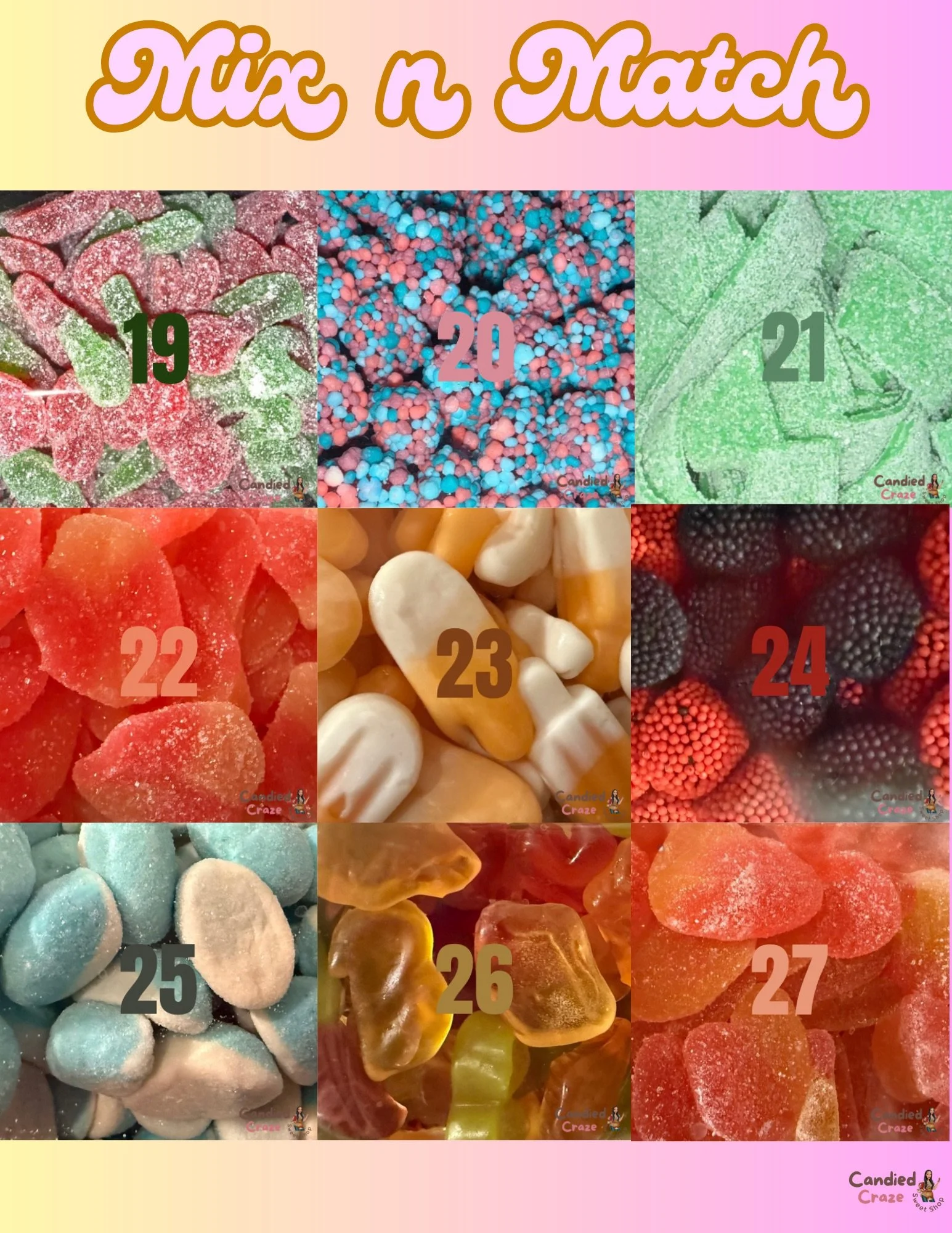Mix & Match Candy Craze — Candied Craze
