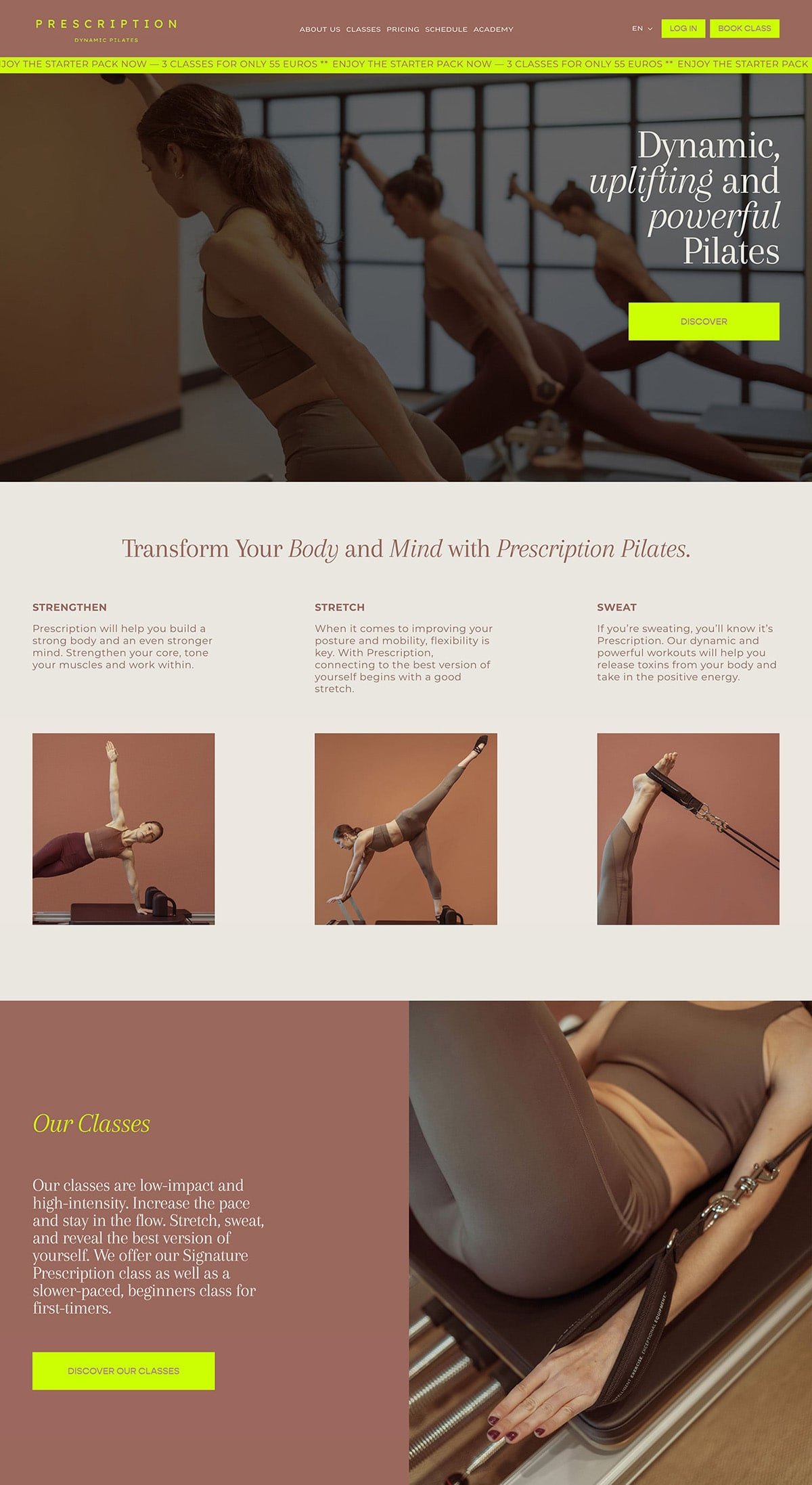 Top pilates websites: 21 Examples for design inspiration & ideas — WILD ...