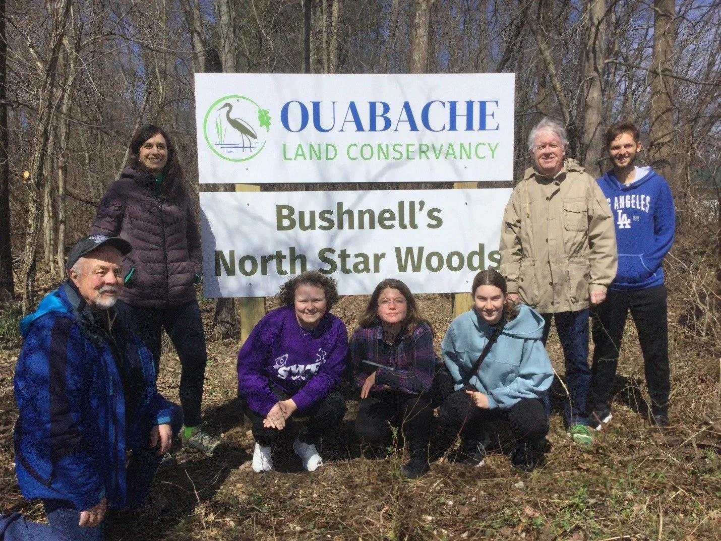 Students Helping to Design Parking Area — Ouabache Land Conservancy