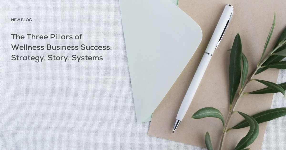 The Three Pillars of Wellness Business Success: Strategy, Story, Systems