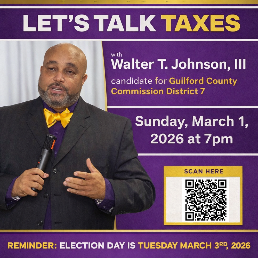 ELECT WALTER T. JOHNSON III | Get Involved Today