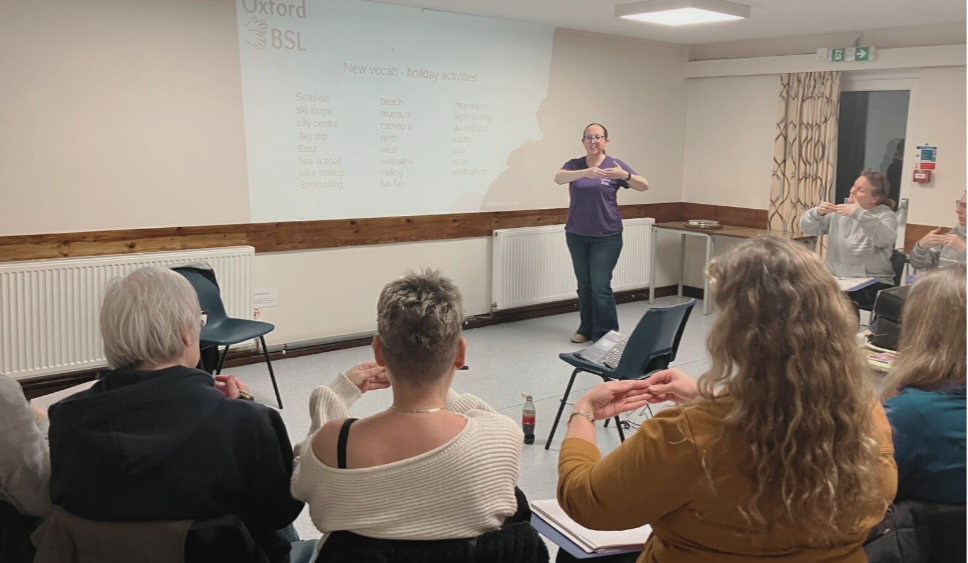 Level 2 Certificate in BSL — Oxford BSL