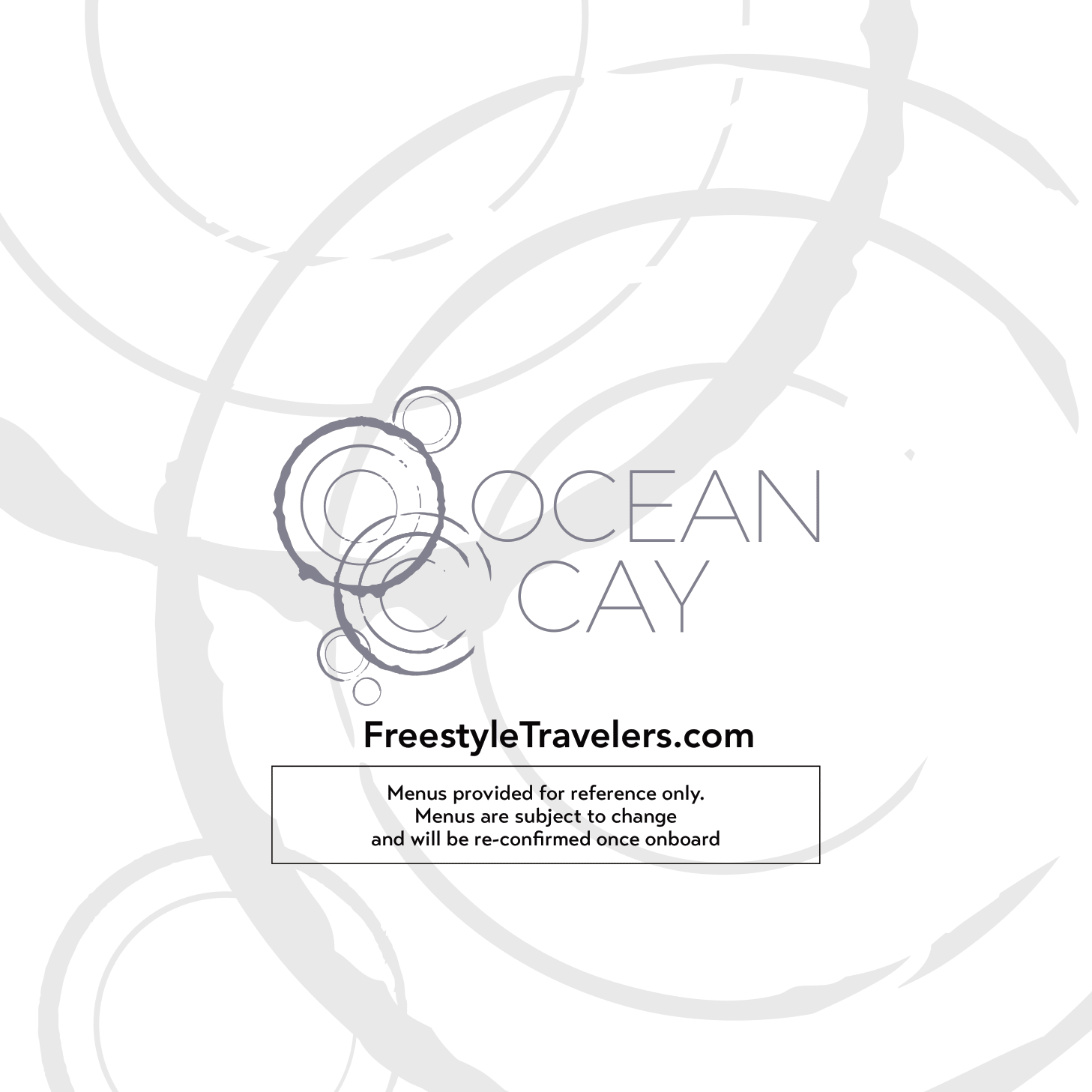 Ocean Cay Restaurant: Specialty Dining Menus, Information, and ...
