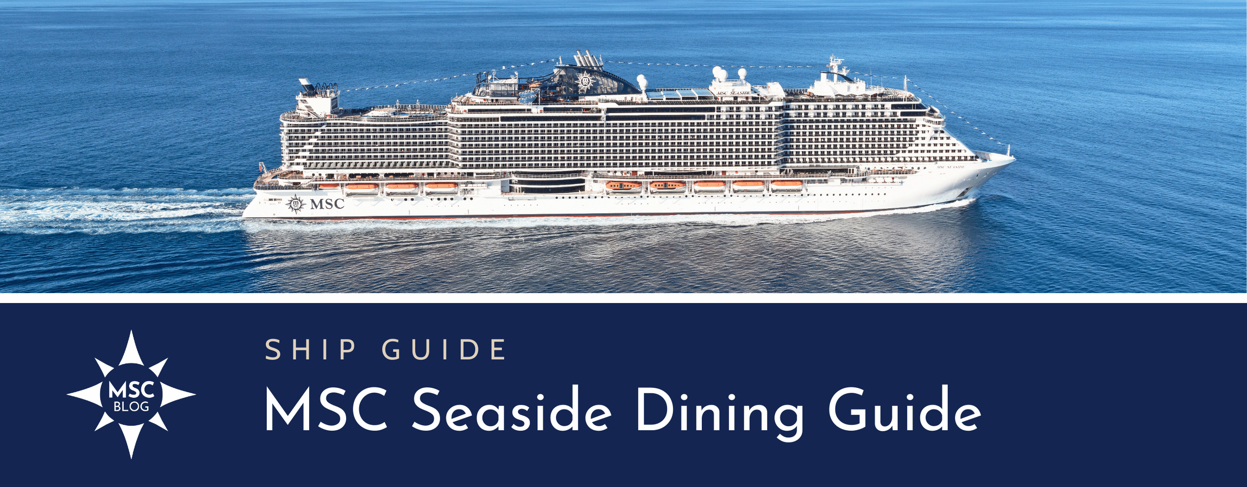 MSC Seaside Complete Restaurant Guide & PDF Menus — MSC Cruises Blog