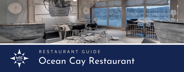 Ocean Cay Restaurant: Specialty Dining Menus, Information, and ...