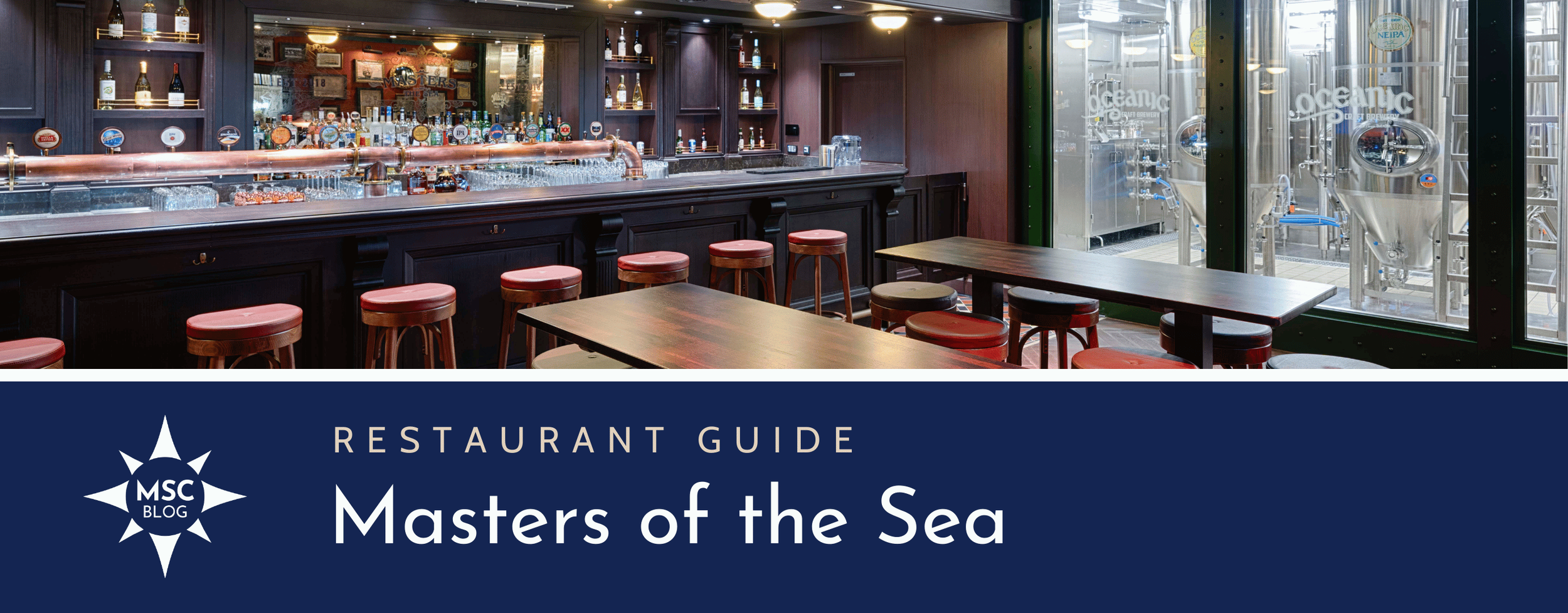 Masters of the Sea: MSC Cruises Pub, Specialty Drinks, and Dining Guide ...