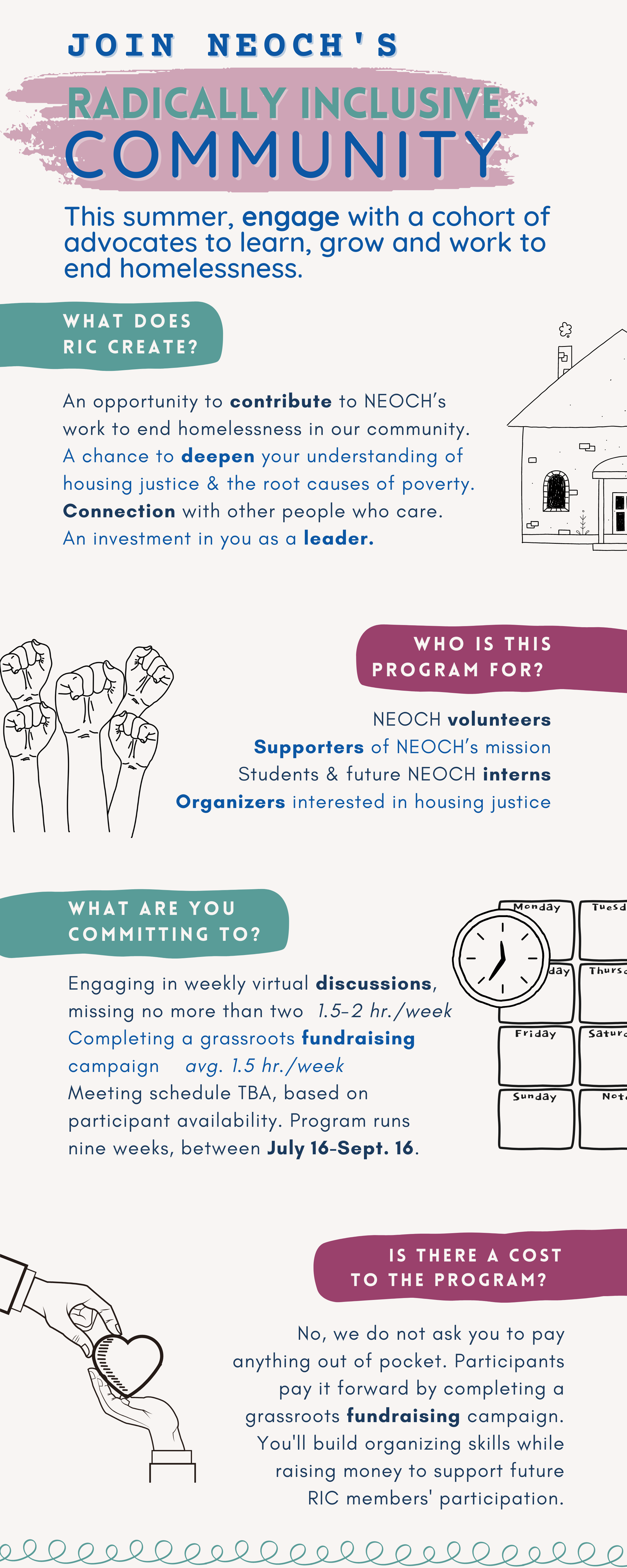 GET INVOLVED! Learn, grow and work to end homelessness with #TeamNEOCH ...