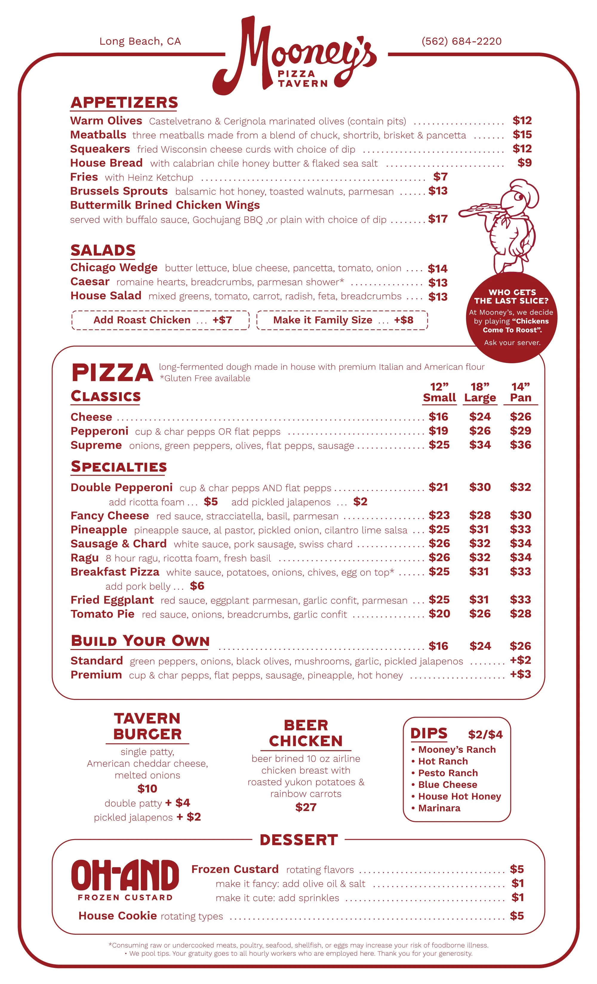 Menu | Taste & Order Now — Mooney's Pizza Tavern