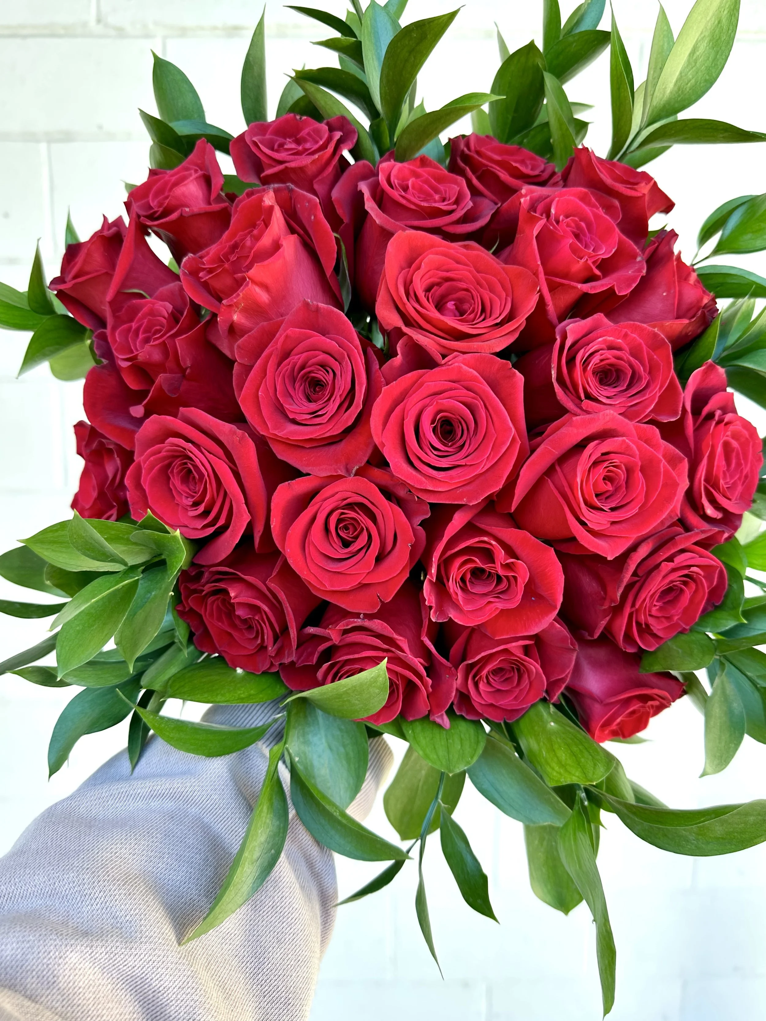 Two Dozen Hand-Tied Rose Bouquet Kit — Wholesale Flower Market