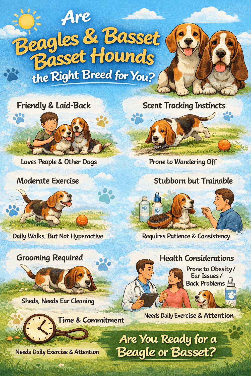 Are Beagles & Basset Hounds the Right Breed for You? | Find Your ...
