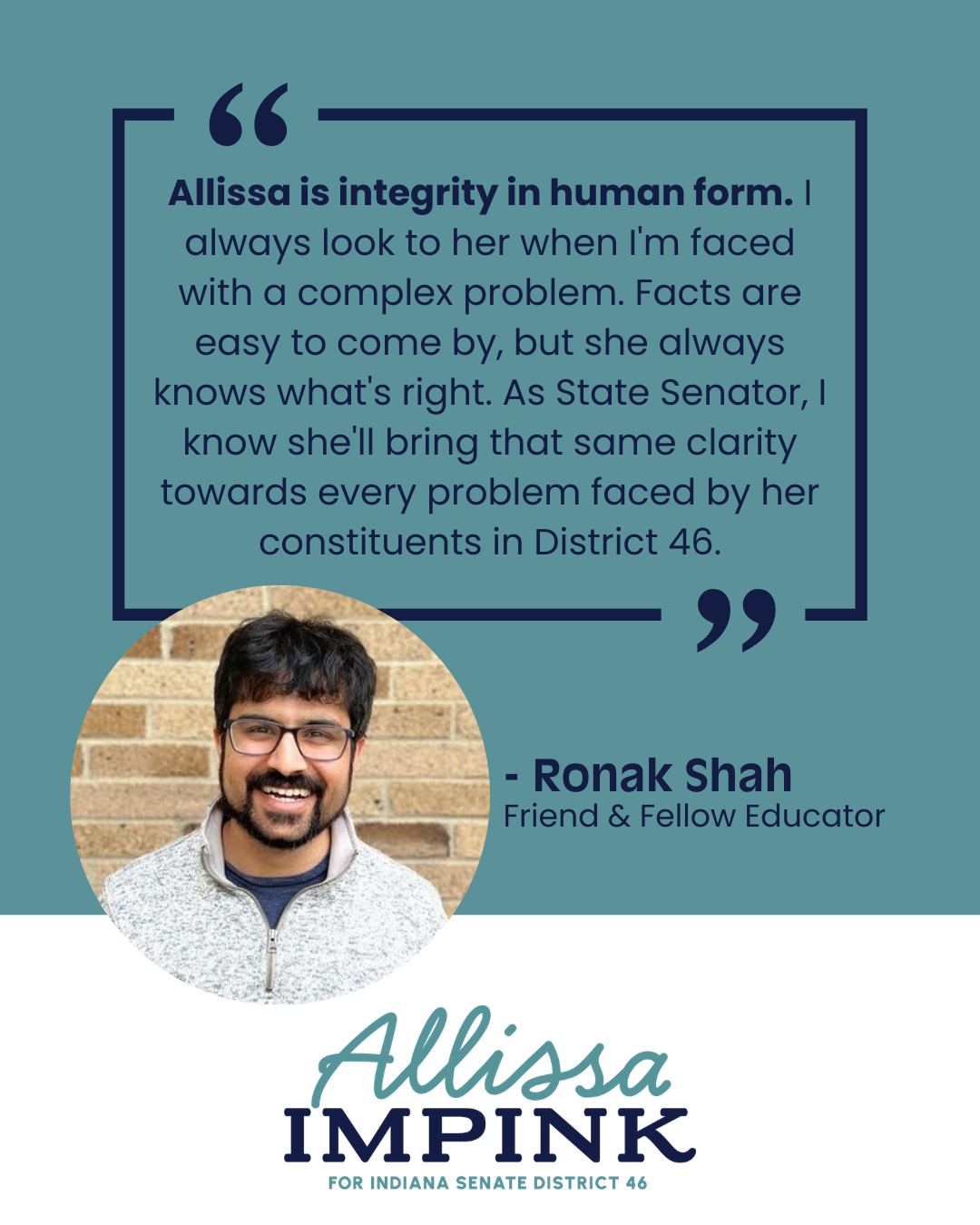 Allissa Impink Senate District 46 | Get involved – Make a difference now