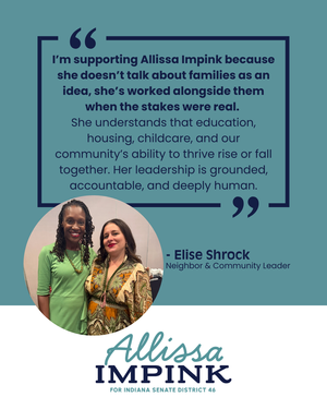 Allissa Impink Senate District 46 | Get involved – Make a difference now