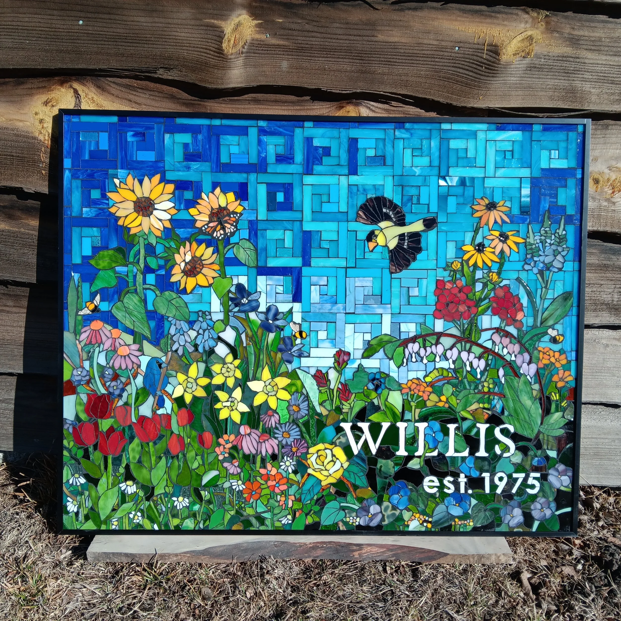 Sequential Glass Art Mosaic