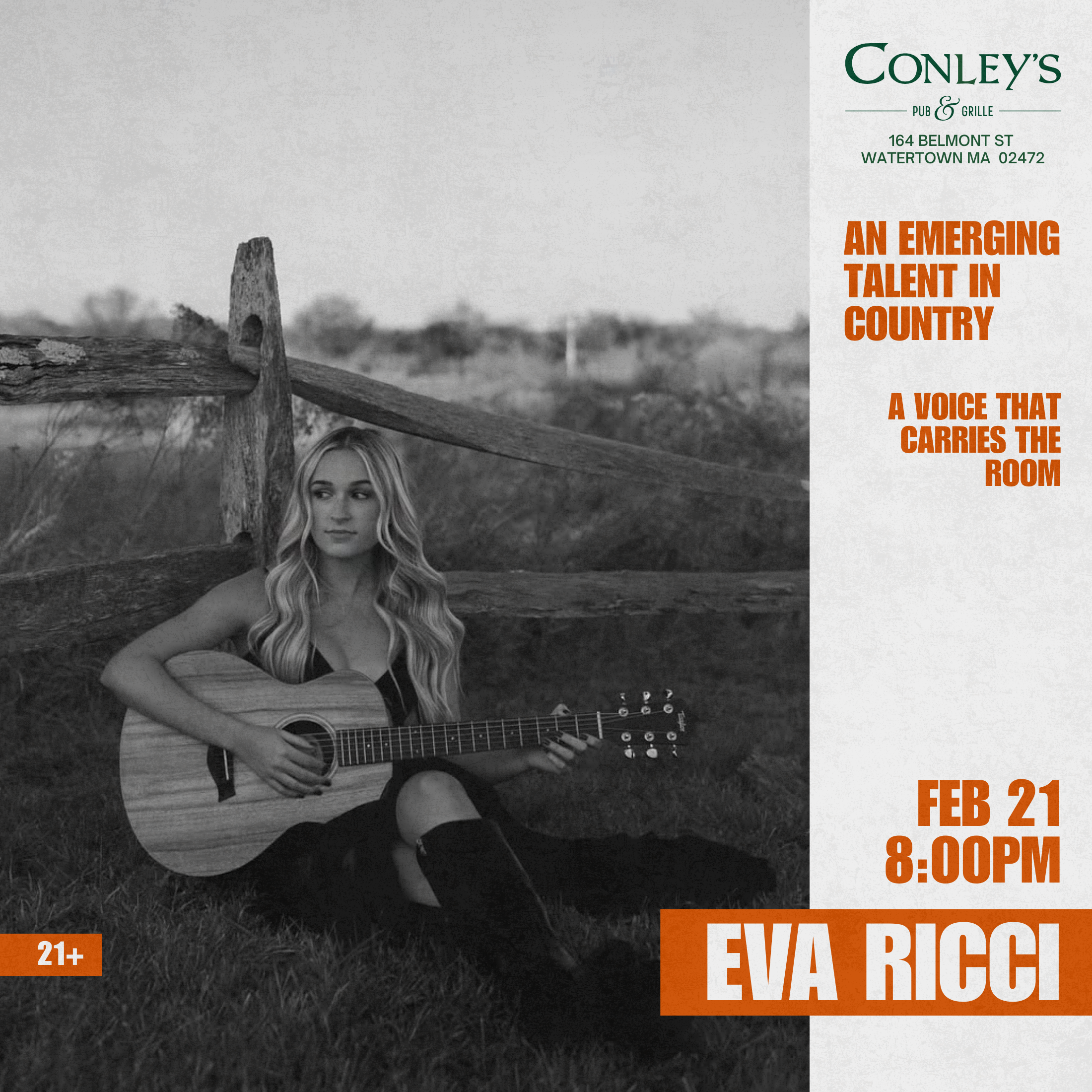 Eva Ricci — Conley's Pub & Grille (Copy)