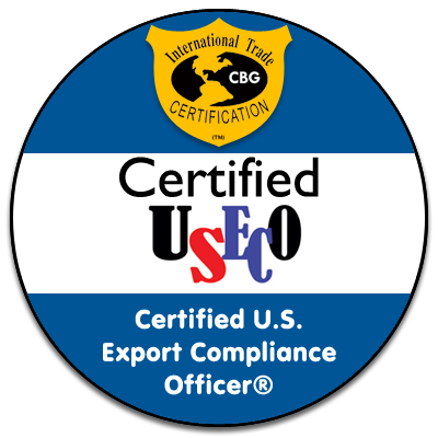 Certified US Export Compliance Officer® (CUSECO) — International Trade ...