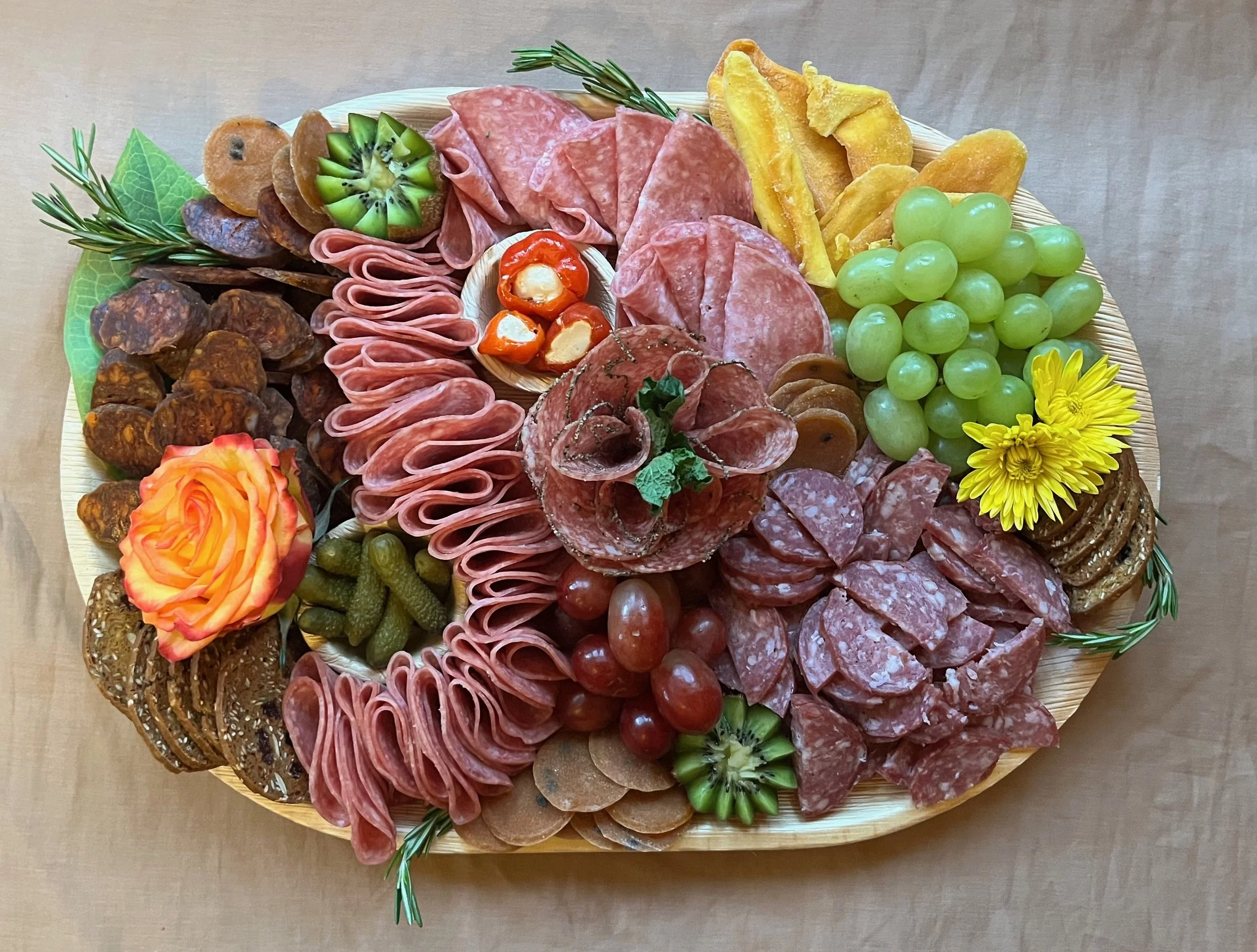 Cured Meat Board, Large, serves 6 - 9 people — The Grazing Board, LLC