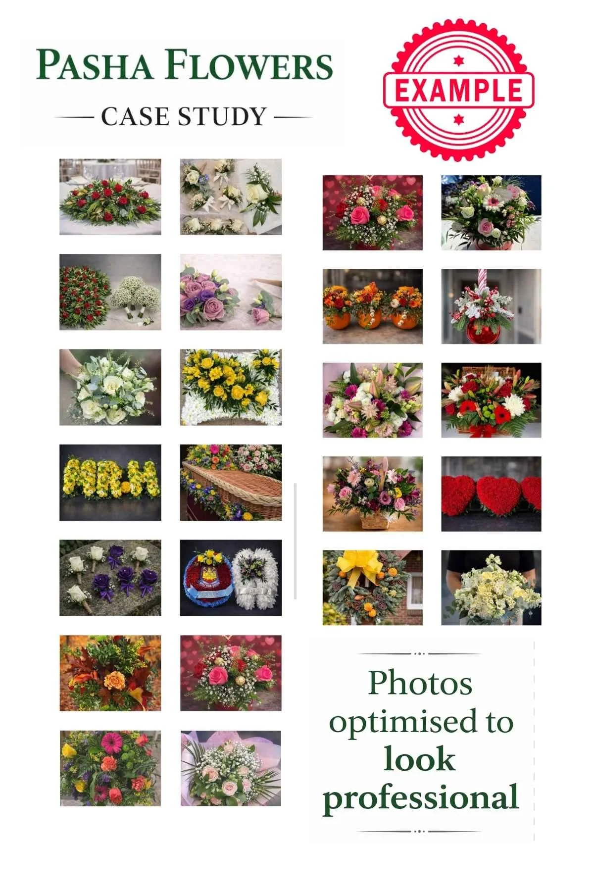 Pasha Flowers Website Case Study | Simple Website Development & Support ...