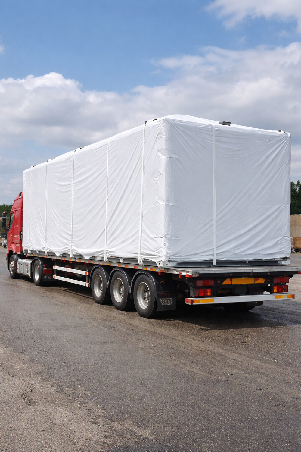 Modular Building Covers — Shrink1st - we can cut your polythene costs ...