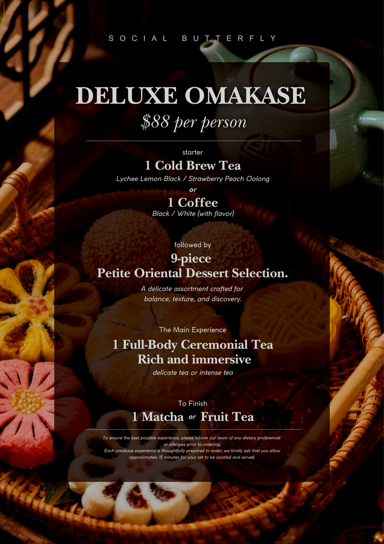 Social Butterfly Tea and Dessert