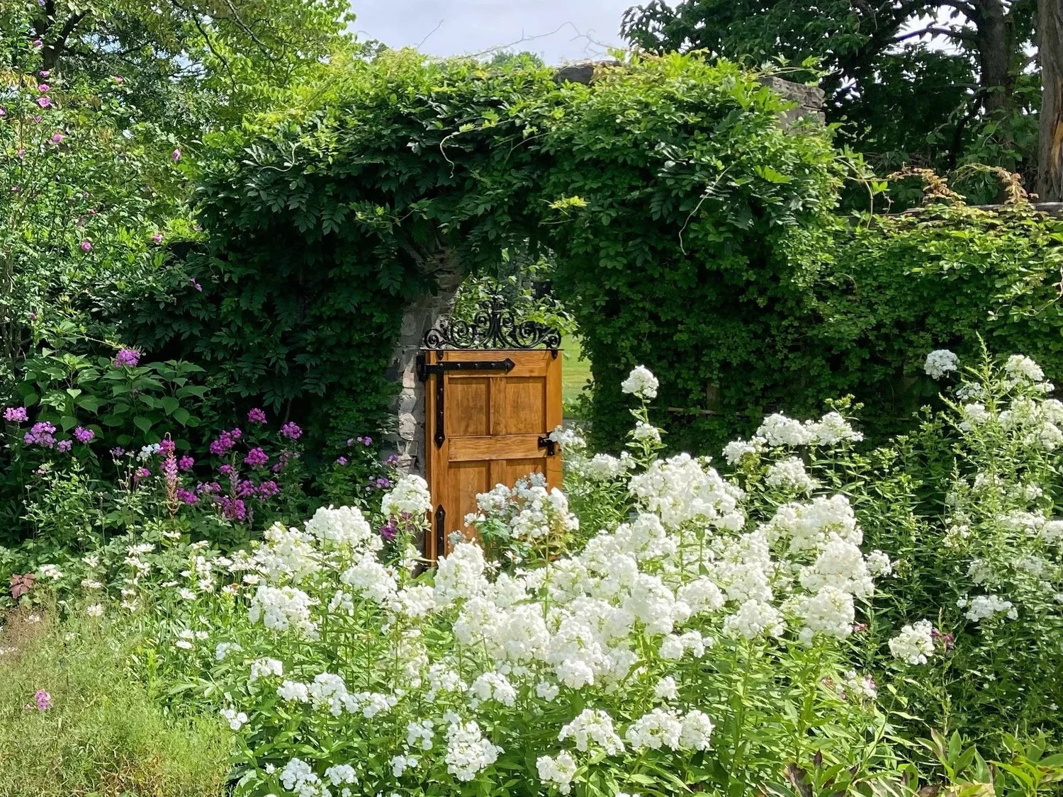 Beatrix Farrand designed garden at Home of FDR National Historic Site ...