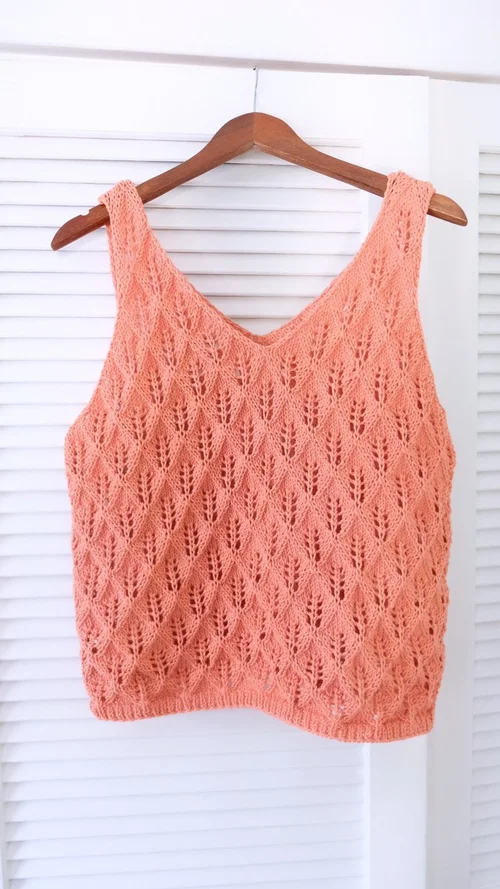 McKenzie Lace Tank Knitting Pattern — Ashley Lillis