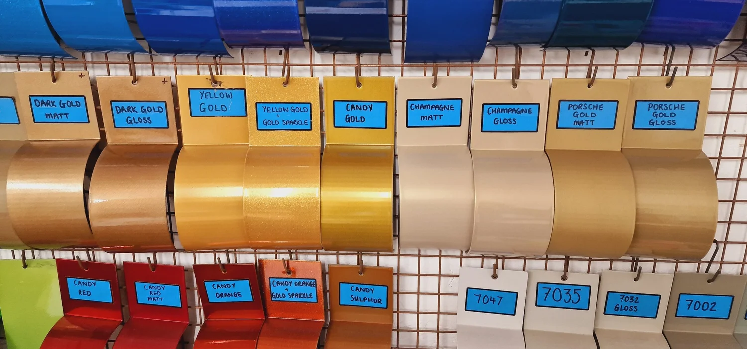 View Our Extensive Colour Selection — Cyclone Powder Coating