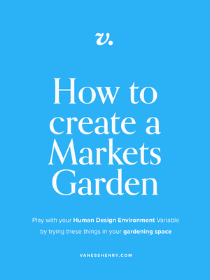 Markets — Human Design at Home: Set up your Environment — Vaness Henry