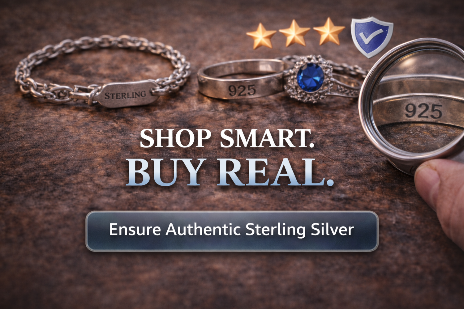 How to Tell If Sterling Silver Is Real: 925 Hallmarks, Tests, and Scam ...
