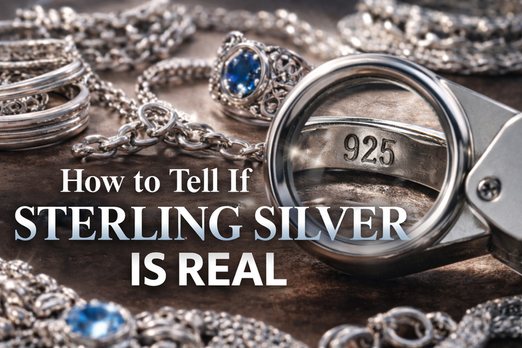 How to Tell If Sterling Silver Is Real: 925 Hallmarks, Tests, and Scam ...