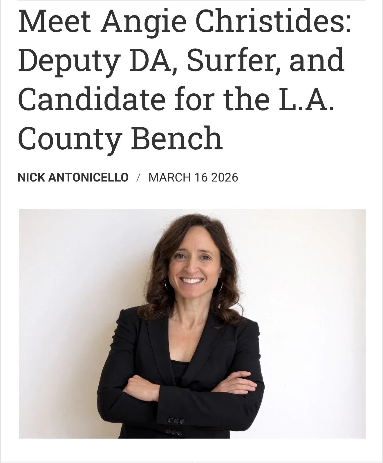 Vote Angie for Judge