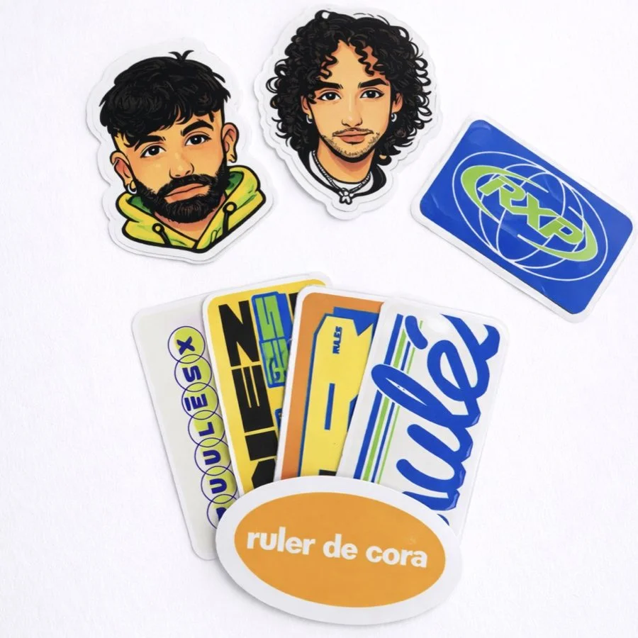 SET 8 STICKERS RULÉS 10 — Rulés