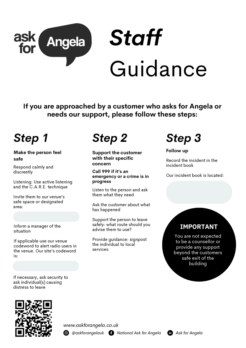 Setting Up Ask for Angela — Ask for Angela