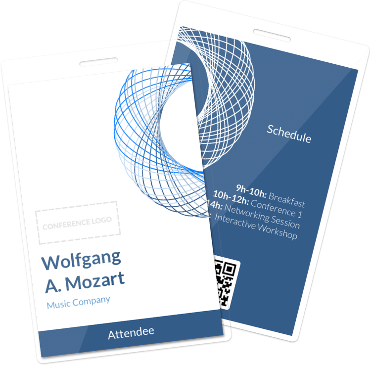 Impress Your Upcoming Event Guests With These 4 Name Badge Templates ...
