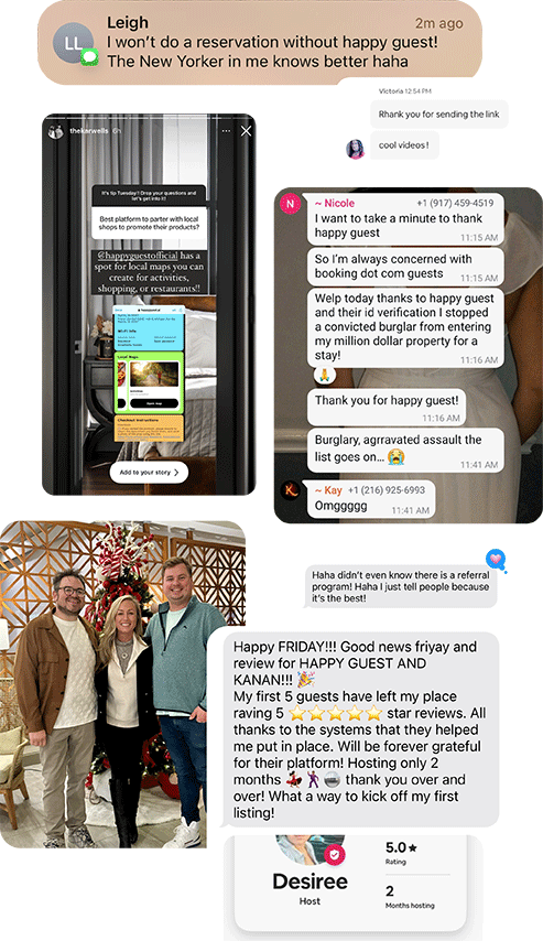 Happy Guest | Guest Management System for Rentals